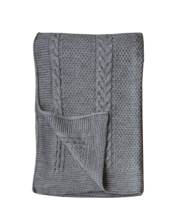Light Grey Carthew Throw - Boutique Marie Dumas