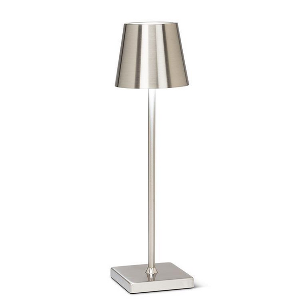 Classic Shade LED Silver Table Light - Boutique Marie Dumas