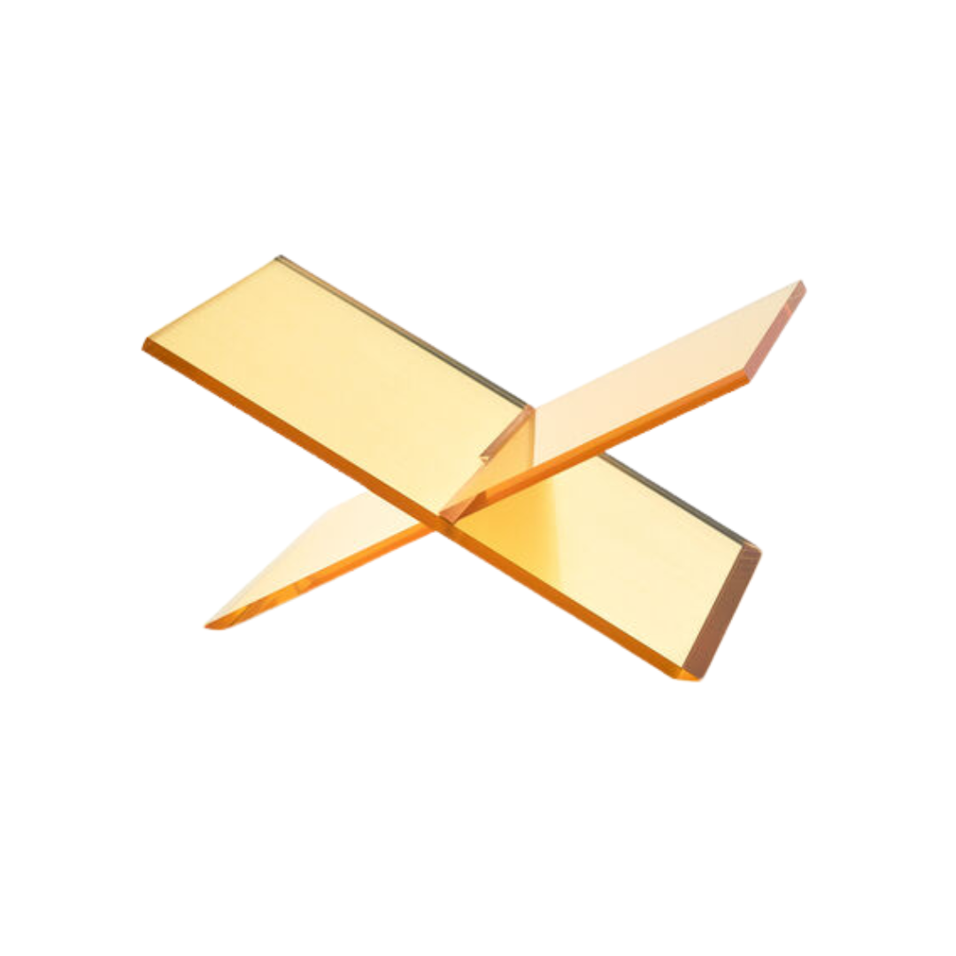 Lucite Gold Book Stand - Boutique Marie Dumas