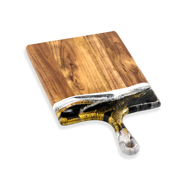 Extra Large Acacia Onyx Cheese Board - Boutique Marie Dumas