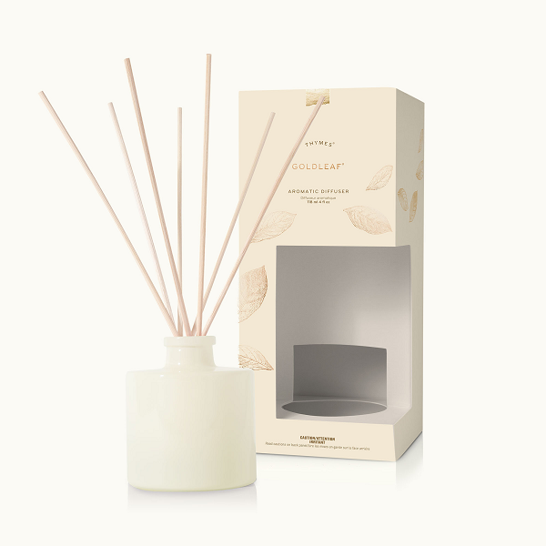Thymes Goldleaf Petite Reed Diffuser - Boutique Marie Dumas
